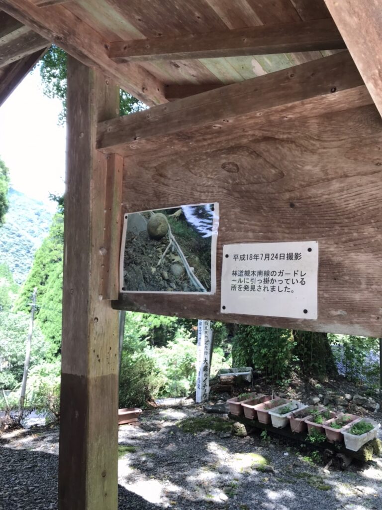 【The Place in the Tsukigi District of Taragi Town】 Where the Deity Who ...